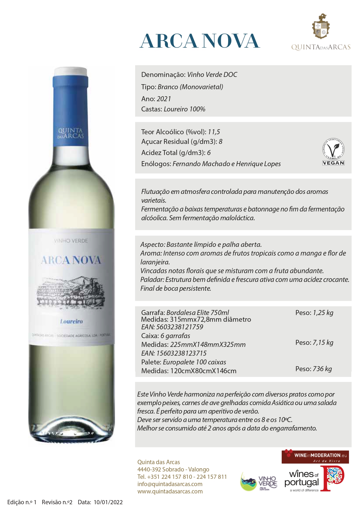 ARCA NOVA LOUREIRO DOC